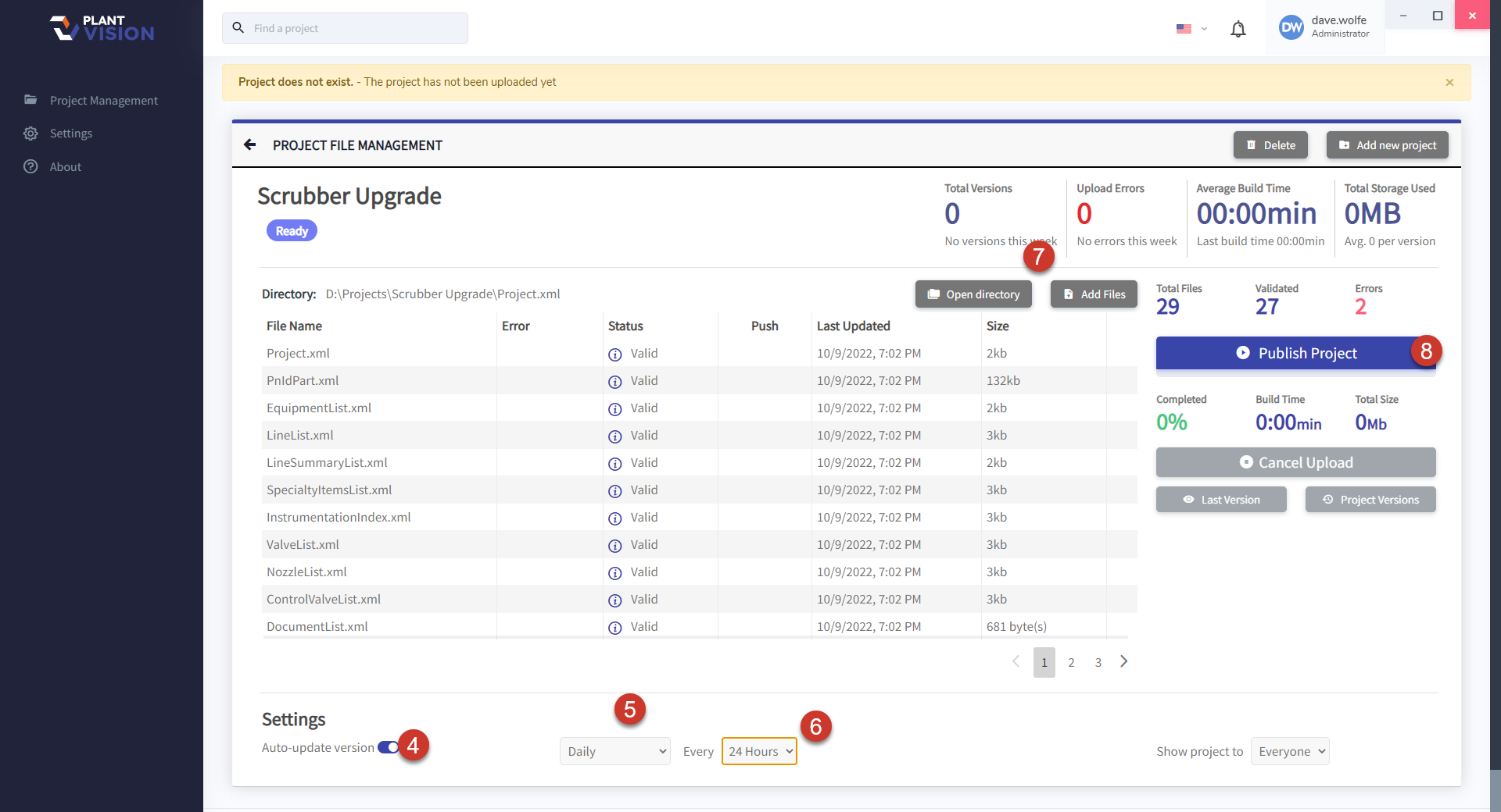 Setting up Project with Plant Vision Desktop - PCloud Innovations